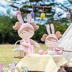 Gloveleya Baby Doll Girl Gifts Soft Plush Bunny Dolls 14" with Gift Box