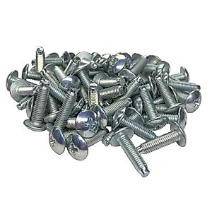 RackGold® 10-32 Zinc Rack Screws 50 Pack - USA Made