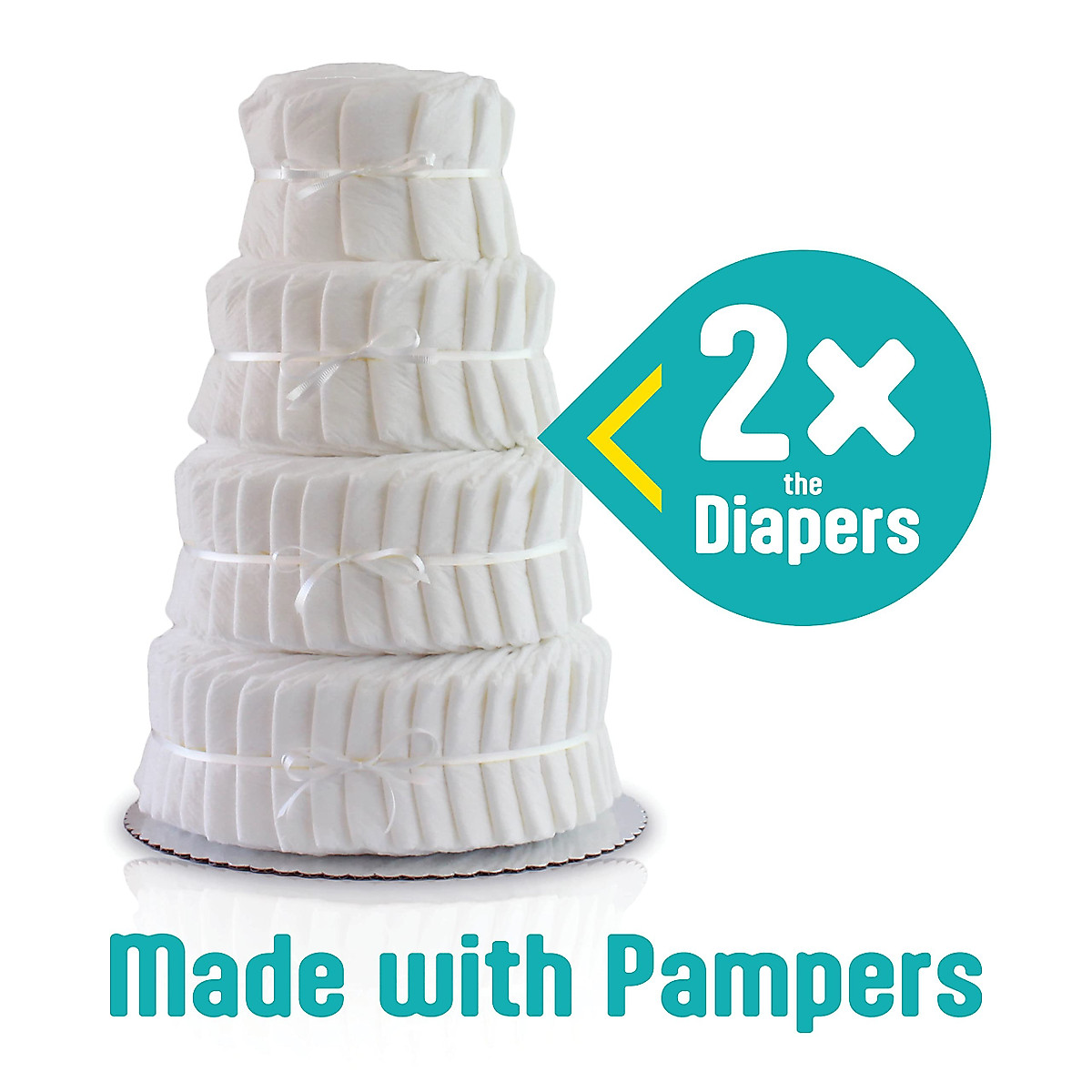 4 Layer Decorate It Yourself Diaper Cake