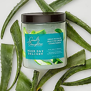 Carol’s Daughter Wash Day Delight Detangling Jelly-To-Cream Conditioner with Glycerin and Aloe, Paraben-Free for Moisture, Hydration and Shine, Moisturizing, Curly Hair , 20 Oz