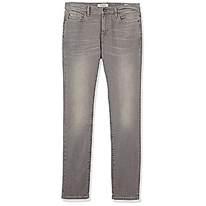 Amazon Essentials Men's Skinny-Fit Comfort Stretch Jean (Previously Goodthreads), Grey, 32W x 30L