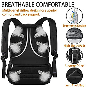 LTINVECK Extra Large 50L Travel Laptop Backpack, Computer bag Backbag with USB Charging Port, TSA Friendly Durable Big RFID Heavy Duty Business Tech Backpack Fits 17 Inch Laptops for Men Women