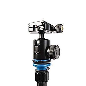 New Wave u.go Plein Air | Tripod LCS1| Compatible with New Wave u.go Plein air Pochade Boxes, Compact Aluminum Tripod with 360° Ball Head, Professional Tripod for Painting and DLSR Cameras