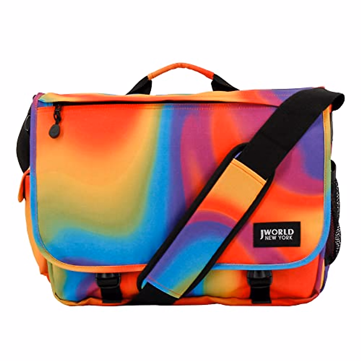 J World New York Thomas Laptop Messenger Bag for Women. Kids Computer Bookbag, Heat