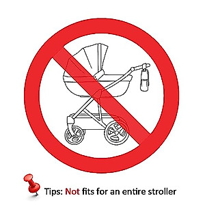 YOREPEK Padded Travel Bag Compatible with UPPAbaby RumbleSeat, Stroller Second Seat Bag for Airplane with 2 Inner Pockets, Large Storage Bag Organizer for Baby Travel Essentials, Black/Green