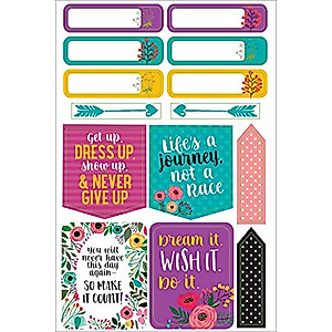 Essentials Planner Stickers -- Wake Up Kick Ass Repeat (Set of 150 Stickers)