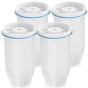 Water Filter Replacement for ZR-001 ZR-017 ZR-004 ZD-013 ZS-008 Water Pitchers and Dispenser, Multi-Stage Filter System Reduce Lead, Chromium, PFOA/PFOS and TDS, Pack of 4,by Cobectal