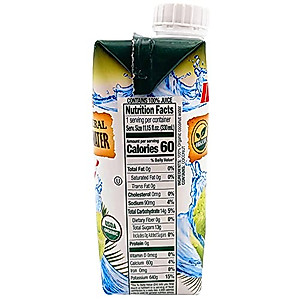 Iberia 100% Pure Organic Coconut Water, 11.1 fl. oz. (Pack of 24)