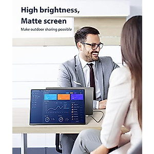 Ingnok Portable Monitor Bundle - 16 Inch 1200P 16:10 320cd/m2 Laptop Screen & FHD 1080P 15.6 Inch 350cd/m2 Second External Monitor for Laptop, MacBook, PS5, PS4, Xbox, Switch