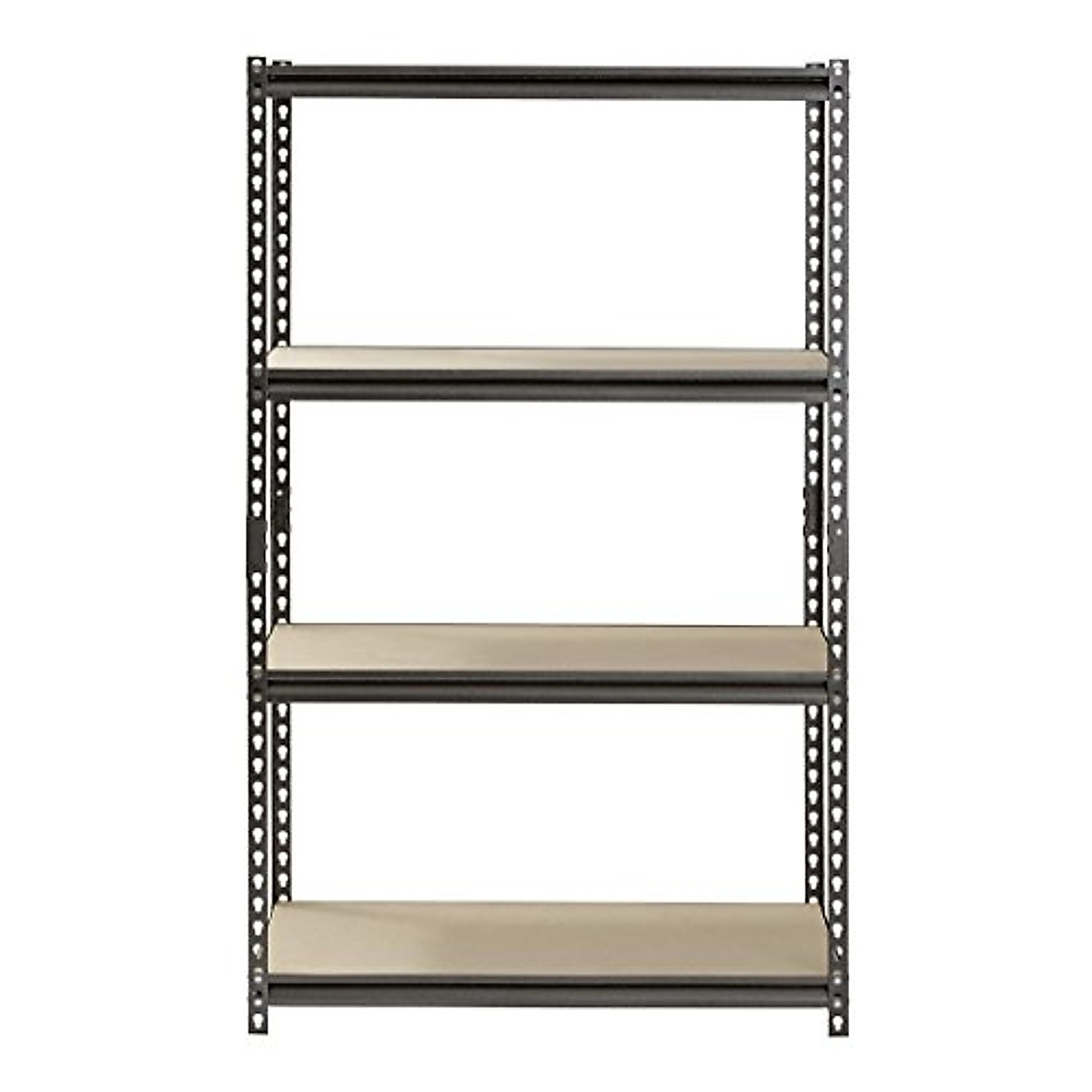 Muscle Rack UR361860PB4P-SV Silver Vein Steel Storage Rack, 4 Adjustable Shelves, 3200 lb. Capacity, 60" Height x 36" Width x 18" Depth