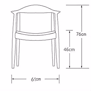 EODNSOFN Fashion Kennedy Chair Backrest Armrest Cafe Club Hotel Chair Nordic Solid Wood Dining Chair (Color : D, Size : 1code)