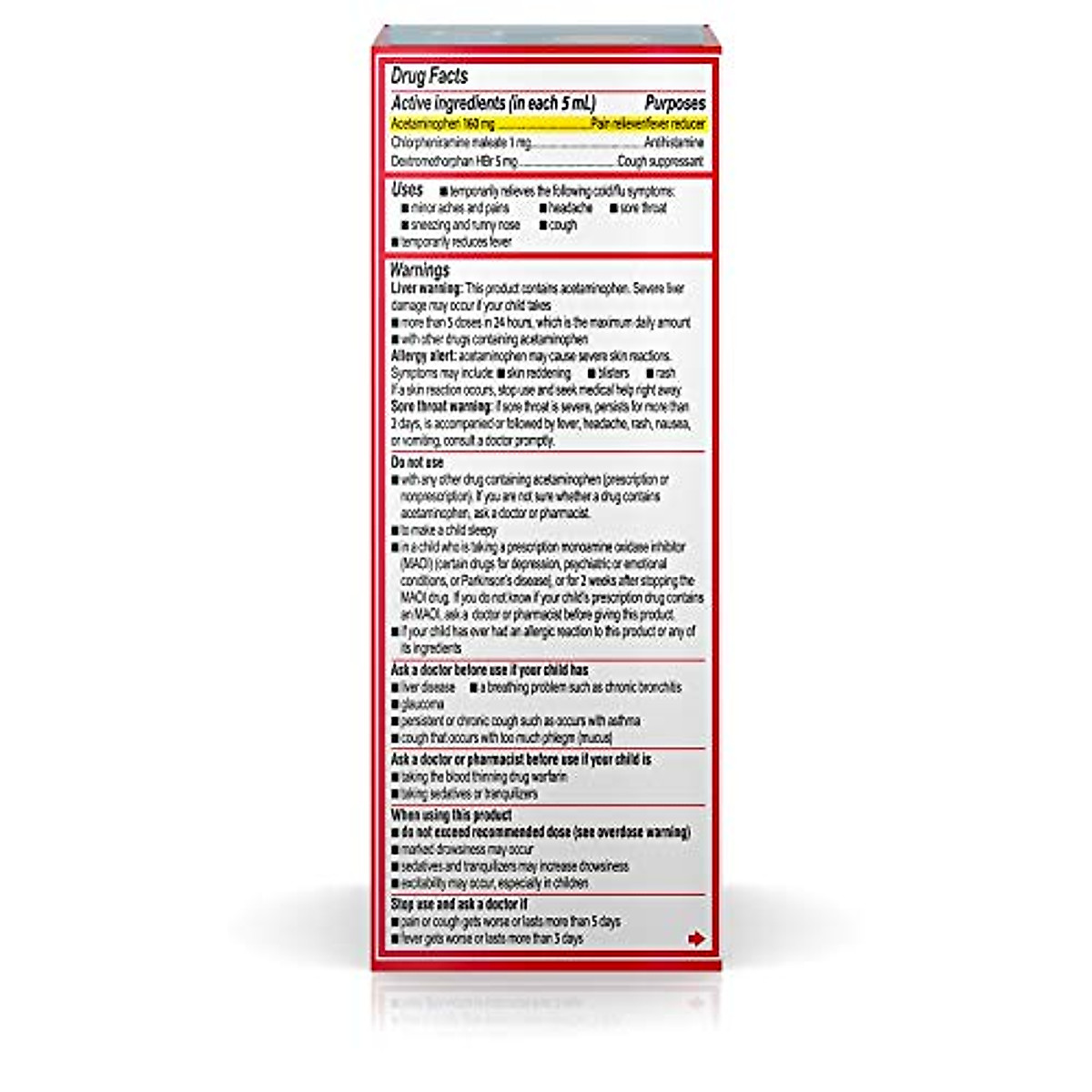 Tylenol Children's Cold + Cough + Runny Nose Oral Suspension Grape - 4 oz, Pack of 1
