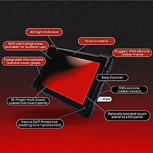 faytech 10.1" Rugged Industrial IP65 Waterproof PC Tablet Windows 10 Pre-Installed, N4200 Quad-Core CPU, 6GB RAM+128GB eMMC, Integrated W-LAN, Bluetooth 5.2, Rechargeable 7.4V/7000mAh Battery