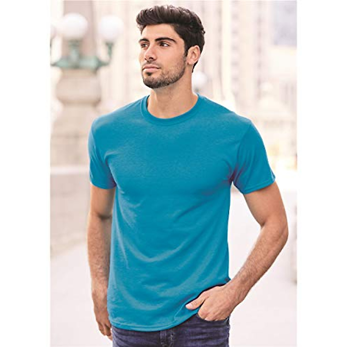 Ford Rare Breed 71 Bronco Truck Classic Cars and Trucks Men's Graphic T-Shirt, Heather Grey, Large