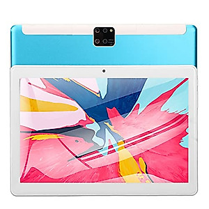 10.1in Tablet PC for Kids and Adults,2.4G 5G WiFi,6GB RAM 128GB ROM,1960x1080 IPS Display,MT6797 Deca Cores CPU,8800mAh Tablet for Android 10,GPS,BT5.0(Blue)
