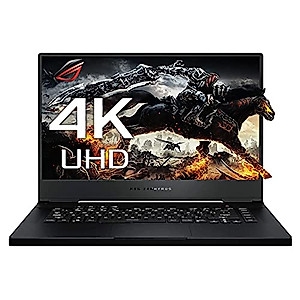 ASUS ROG Zephyrus M15 15.6" 4K Ultra HD (3840 x 2160) Gaming Laptop, Intel Core i7-10750H, 16GB Memory, 1TB SSD, NVIDIA GeForce RTX 2060, Windows 10, Prism Black
