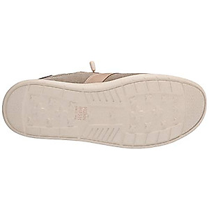 Nunn Bush Men's Brewski Moc Toe Slip-on Canvas Knit Loafer with Elastic Bungee, Stone, 11.5