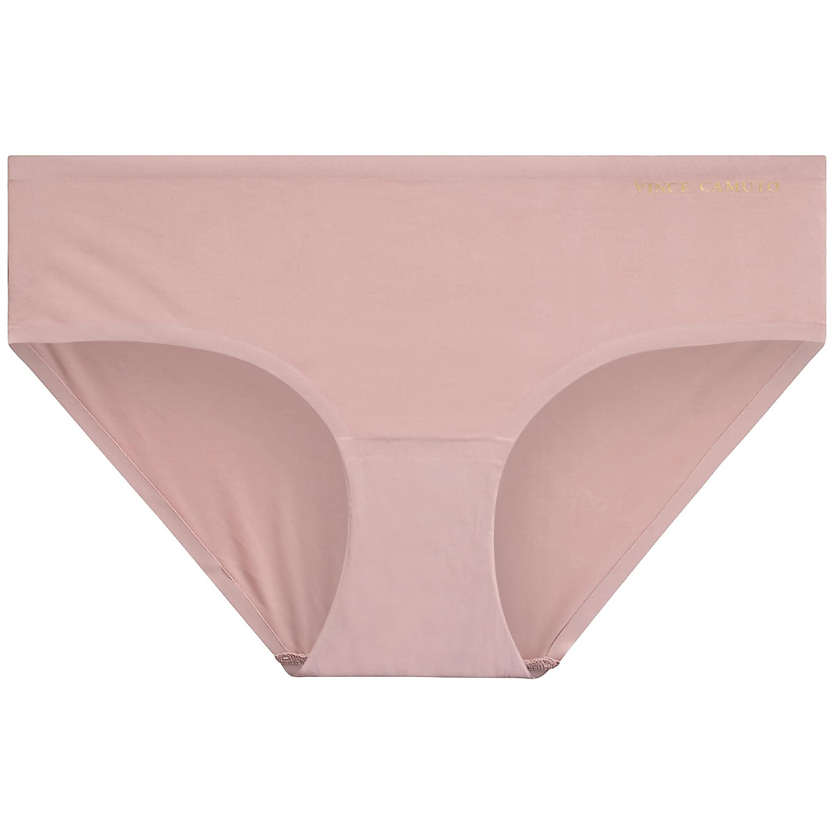 Vince Camuto Women's Hipster Underwear - 5 Pack Ultra Soft & Sexy Lingerie - Breathable Seamless Panties for Women, Size Large, Rose Assorted