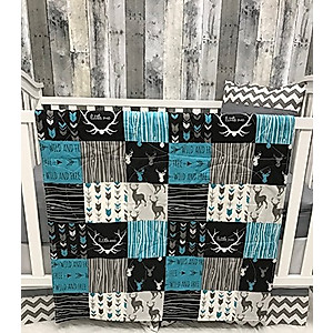 Baby Boy/Girl Chevron, Baby Bedding, Woodlands, Buck, Bear, Neutral, Crib Bedding, Nursery Room, Babylooms