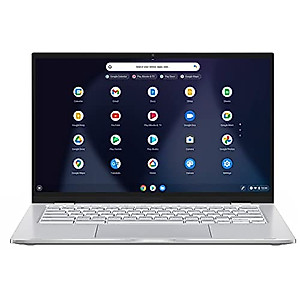 ASUS - 14" Chromebook - Intel Core M3-8100Y - 8GB Memory - 64GB eMMC - Backlit Keyboard - WiFi 6 - Silver