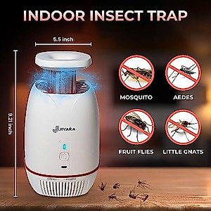 JIVARA's Professional Electric Bug Zapper Indoor | Powerful 1800V, Outdoor Mosquito Zapper, Waterproof Outdoor Fly Zapper, Insect Trap, Mosquito Killer for Patio | 1/2 Acre Coverage Mosquito Trap