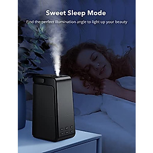 4L Quiet Humidifiers for Large Room,Ultrasonic Cool Mist Humidifiers with Humidistat,Plants humidifier indoor,Easy Use,LED Display,Sleep Mode,Large Room Humidifiers for Bedroom/Home/Office/Living Room