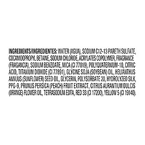 Caress Hydrating Body Wash For Noticeably Silky Soft Skin Daily Silk Extract & Floral Oil Essence 18 oz, Pack of 6, pink