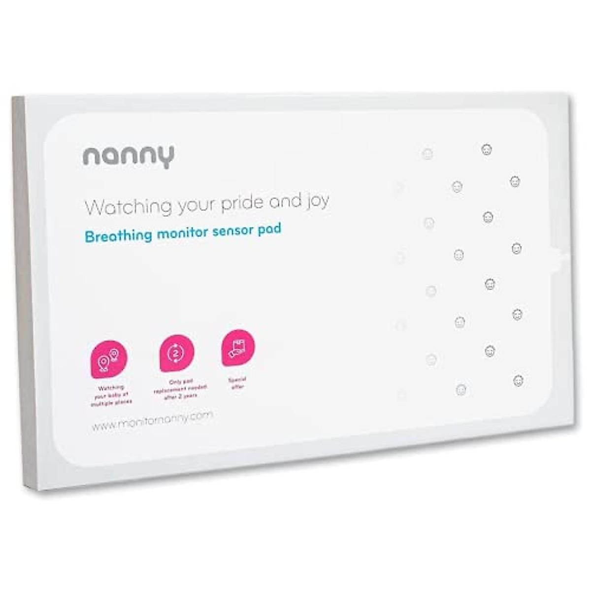 Nanny Extra Sensor Pad-INTENDED FOR THOSE WHO BOUGHT THE EUROPEAN NANNY BABY MOVEMENT MONITOR - EU MEDICAL ‎DEVICE SIDS CERTIFIED
