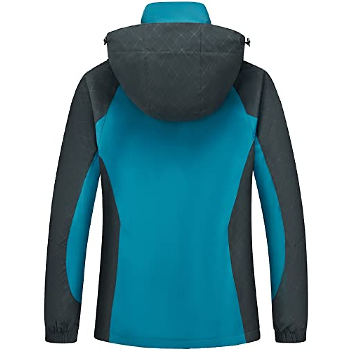 Diamond Candy Women's Waterproof Rain Jacket with Hood Lightweight Windbreaker Raincoat for Hiking, Travel and Running