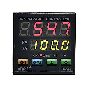 MYPIN TA4-SNR+K Thermocouple SNR PID Dual Digital Display Temperature Controller Dual Type-K Thermocouple