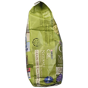 Purina Cat Chow Naturals Plus Vitamins & Minerals Grain Free Made with Real Chicken (1-3.15 lb Bag), Brown