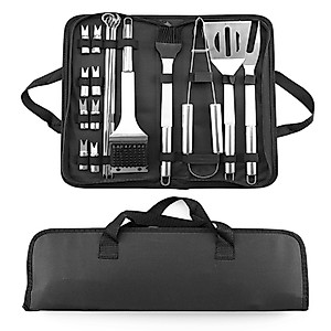 Stainless Steel Grill Portable Oxford Bag 20-Piece Set BBQ BBQ Tool Set Outdoor Home Perfect Barbecue Gift for Men