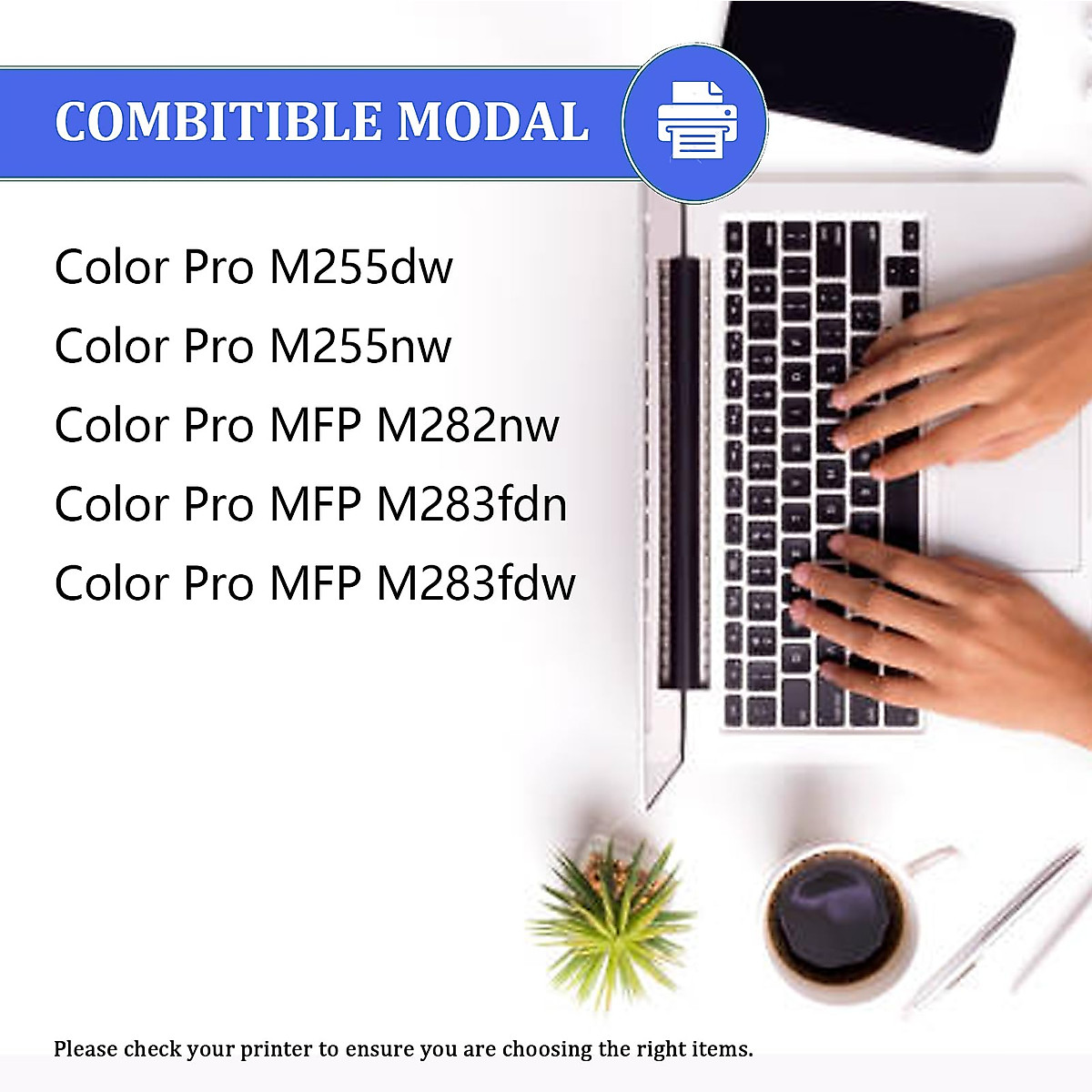 207A Toner Cartridge (with Chip) Compatible for HP W2210A W2211A W2212A W2213A Toner, Work for Color Pro M255dw M255nw MFP M282nw M283 Series Printers, 1 Yellow
