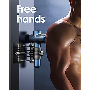 JOJOSEE Massage Gun Holder for Back, Hands Free Percussion Muscle for Self Massage, Compatible with Most Design for Massage Hard-to-Reach Area Holder ONLY