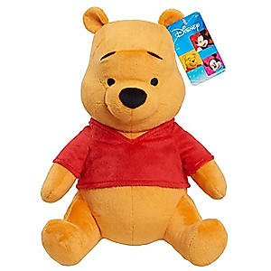 Disney Classics Friends Large 12.2-inch Plush Winnie the Pooh, Stuffed Animal, Super Soft Plush, Kids Toys for Ages 2 Up by Just Play