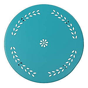 Christopher Knight Home Lourdes Iron Bistro Set, 3-Pcs Set, Matte Teal