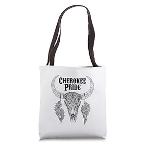 Cherokee Pride Tribe Native American Indian Buffalo Tote Bag