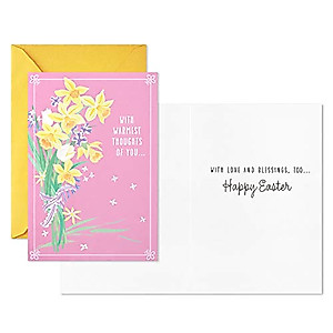 Hallmark Easter Cards Assortment, Warm Easter Wishes (8 Cards with Envelopes)