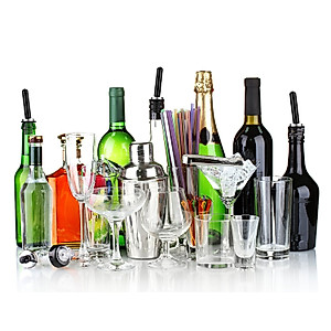 eBoot Black Rubber Pourer Cap Liquor Bottle Pourer Cover Dispenser Spout Dust Covers (48)