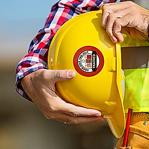 Avery Hard Hat Stickers, 2" Diameter, Round Printable Vinyl Stickers, Laser Printable, Permanent, White, 60 Helmet Stickers Total (61536)