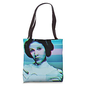Star Wars Princess Leia Glitch Tote Bag