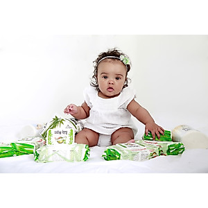 Bum Boosa Bamboo Products Baby Wipes - 12 Packs/960 Count - Thicker, Stronger, Absorbent, Easy Dispensing, Hypoallergenic, Natural Scent, Eco-Friendly