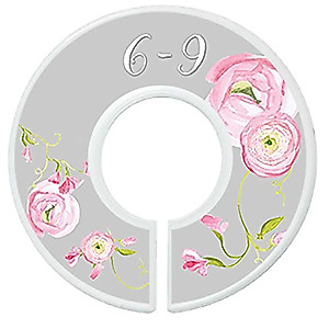Mumsy Goose Nursery Closet Dividers Baby Girl Clothes Dividers Closet Organizers