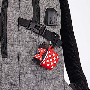 Besoar Dots for Airpod 1/2 Case, Cartoon Cute Fashion Cool Silicone Design Character Cover for Airpods, Unique Stylish Kawaii Funny Fun Protective Shell Girls Women Girly Cases Air Pods 2&1