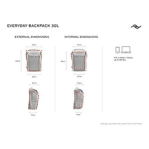 Peak Design Everyday Backpack V2 30L Charcoal, Camera Bag, Laptop Backpack with Tablet Sleeves (BEDB-30-CH-2)
