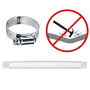 Swimming Pool Replacement Hose,Ground Swimming Pool Replacement Filter Pump Hose,1.25" Diameter 59”Long works with for filter pumps 330GPH,530GPH,1000GPH Compatible(2PCS)