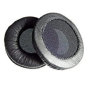 80mm Size Circular Leatherette Headset Earcushions - Bag of 2