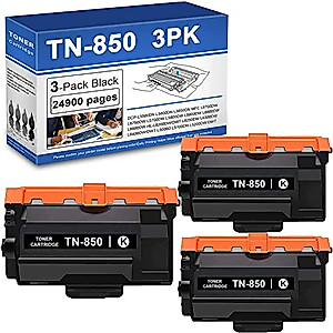 TcxLink (3 Pack) TN-850 TN850 High-Yield Toner Cartridge Replacement for Brother TN850 DCP-L5500DN MFC-L6700DW MFC-L5700DW HL-L6200DW/DWT Printer Toner.