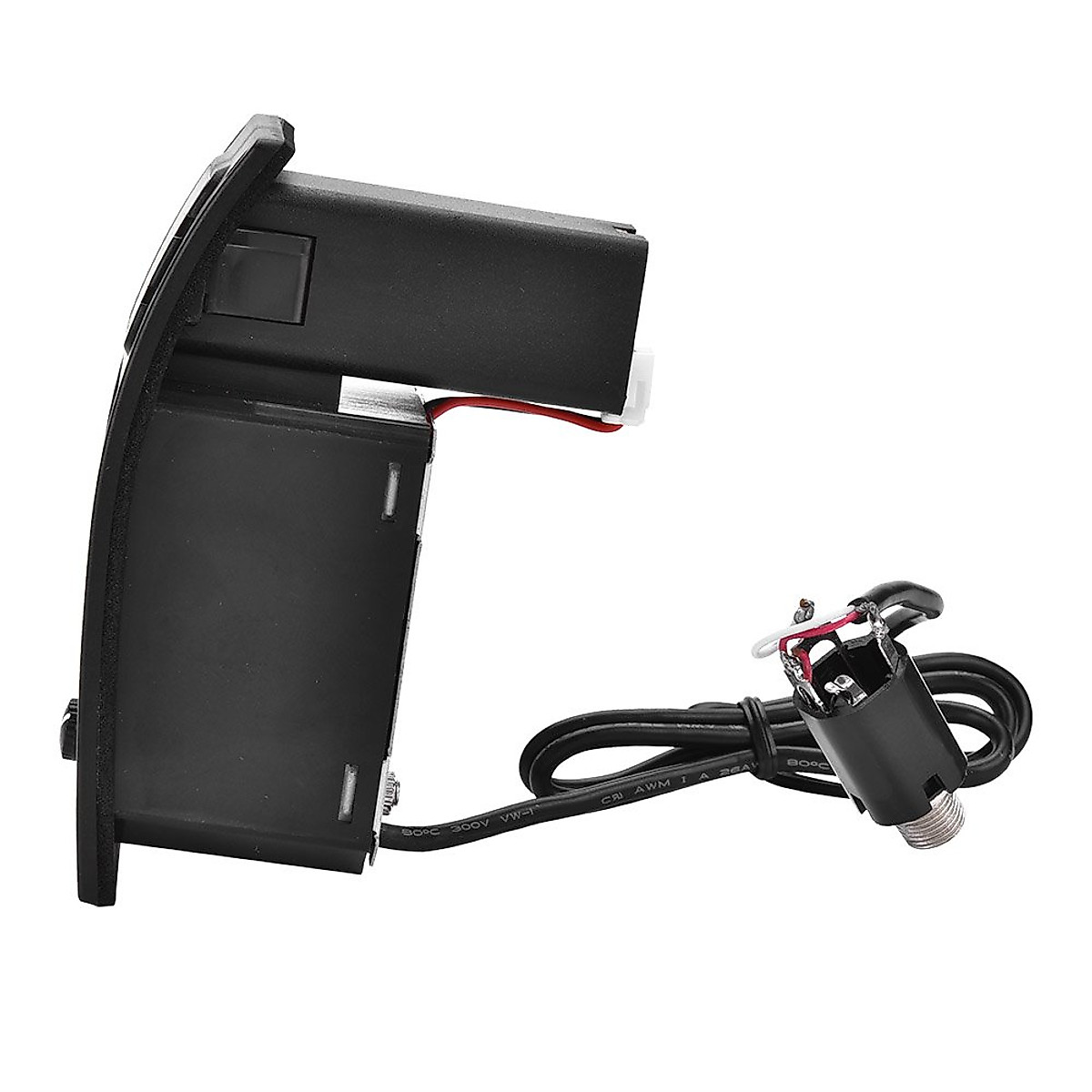 Eujgoov Guitar Preamp, 6.35mm Output Plastic EQ PS-500 5Band Digital Equalizer Pickup Acoustic Electric Guitar Preamplifier