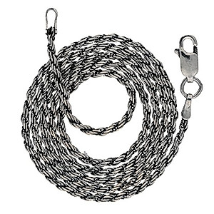2mm Sterling Silver 32" Diamond-Cut Rope Chain Necklace(Lengths 14",16",18",20",22",24",26",28",30",32",34",36")